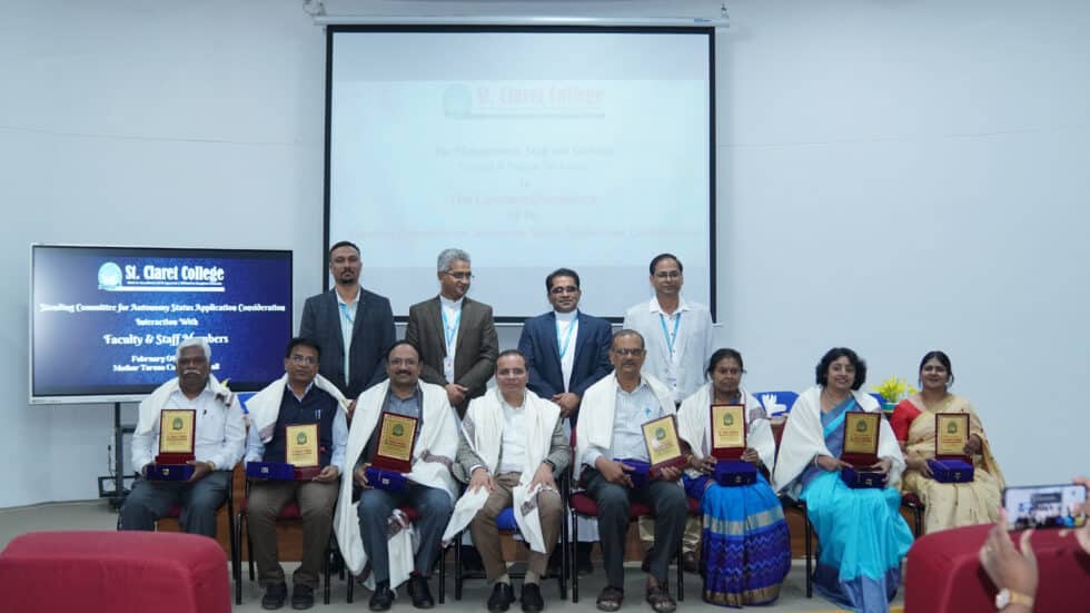 St. Claret College, Bengaluru Granted Autonomous Status | Claretian ...